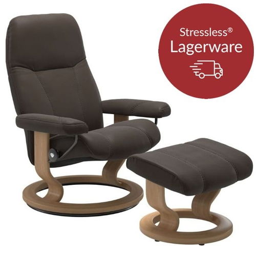 Stressless Sessel Consul Classic mit Hocker | Möbel Karmann Stressless Sessel Consul Classic mit Hocker | Möbel Karmann